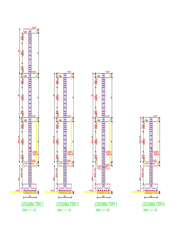 Columna Tipo 2 Columna Tipo 3 Columna Tipo 4 | PDF