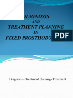 Diagnosis and Treatment Plan in FPD - PPTX New | PDF | Dental Implant ...