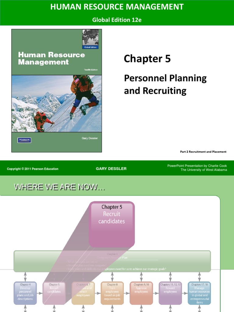 Chapter 5 Personnel Planning Recruiting Pdf Temporary Work