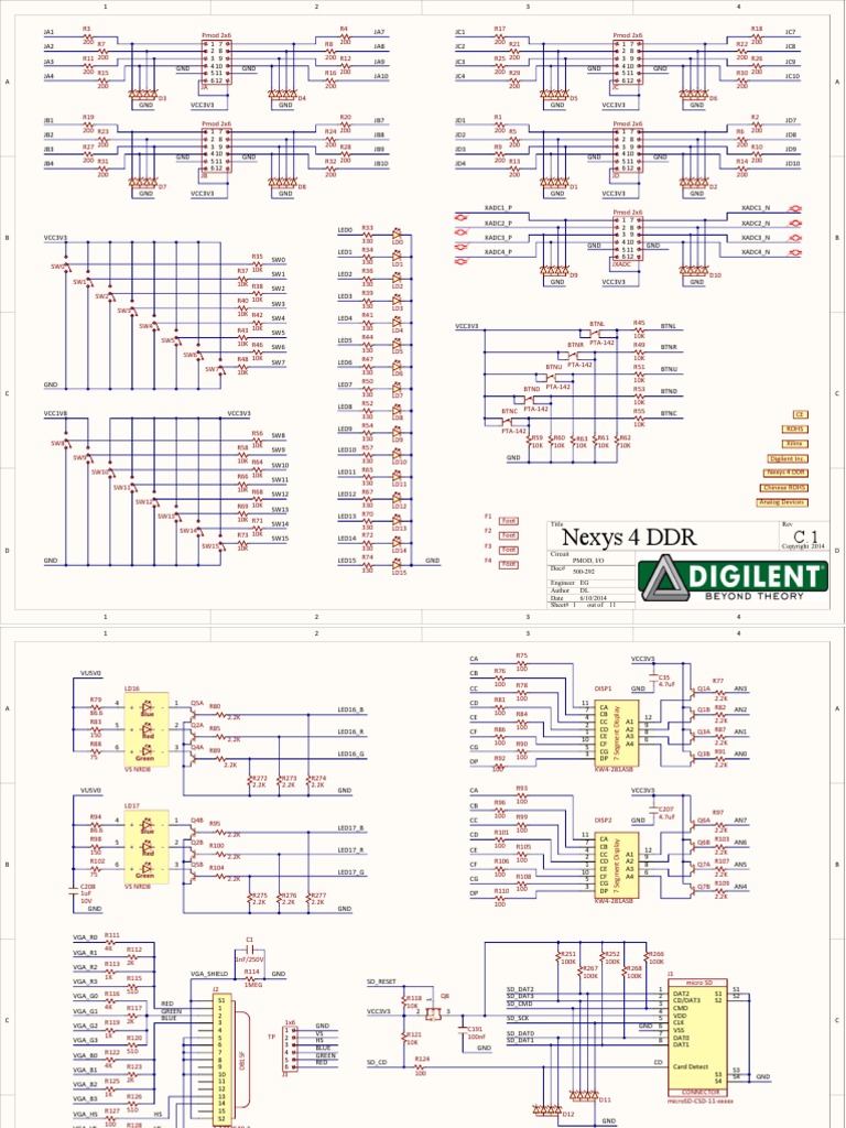 Nexys 4 DDR SCH | PDF