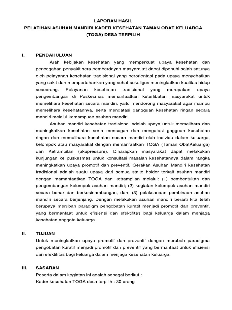 Asman Kader Toga | PDF