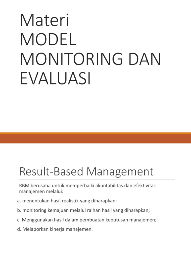 Kerangka Kerja Logis dalam M&E | PDF | Bisnis | Pengelolaan Keuangan & Uang