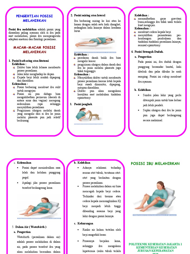 Lefleat Posisi Melahirkan | PDF
