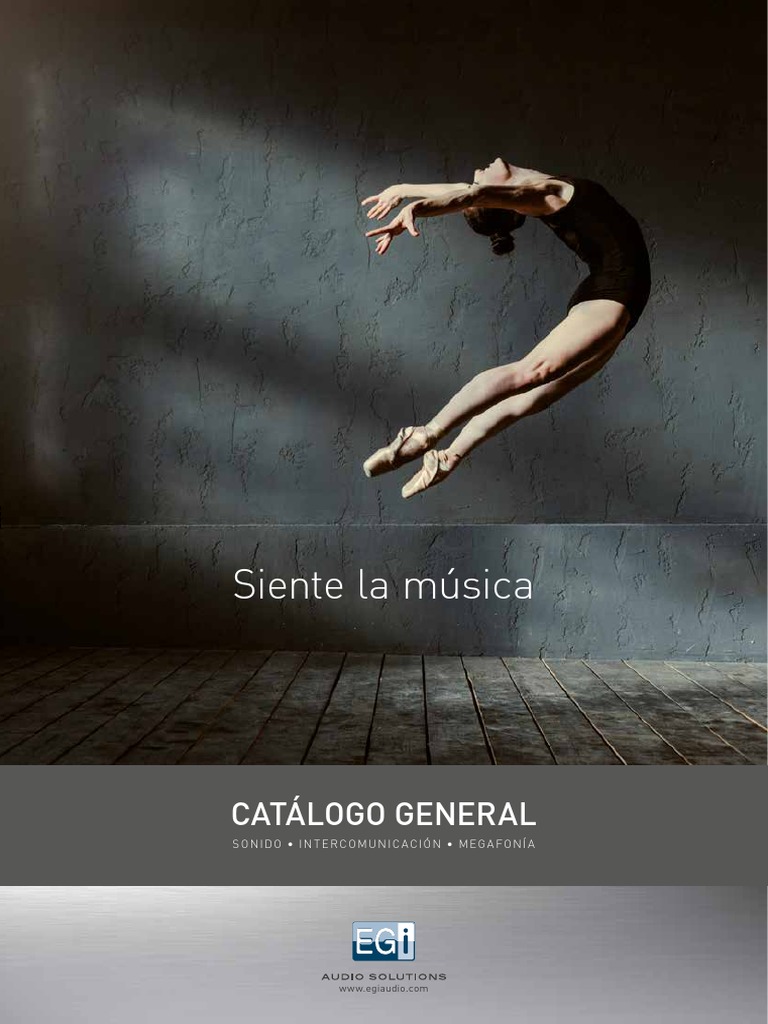 Egi Catálogo General | PDF | Altoparlante | Procesamiento de la señal