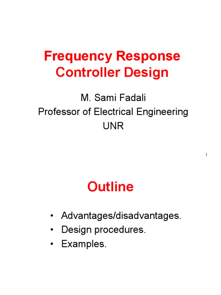 Frequency Response Design Pdf Telecommunications Engineering