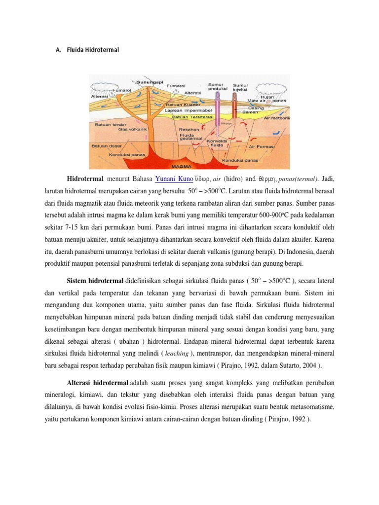 Proses dan Sistem Fluida Hidrotermal | PDF