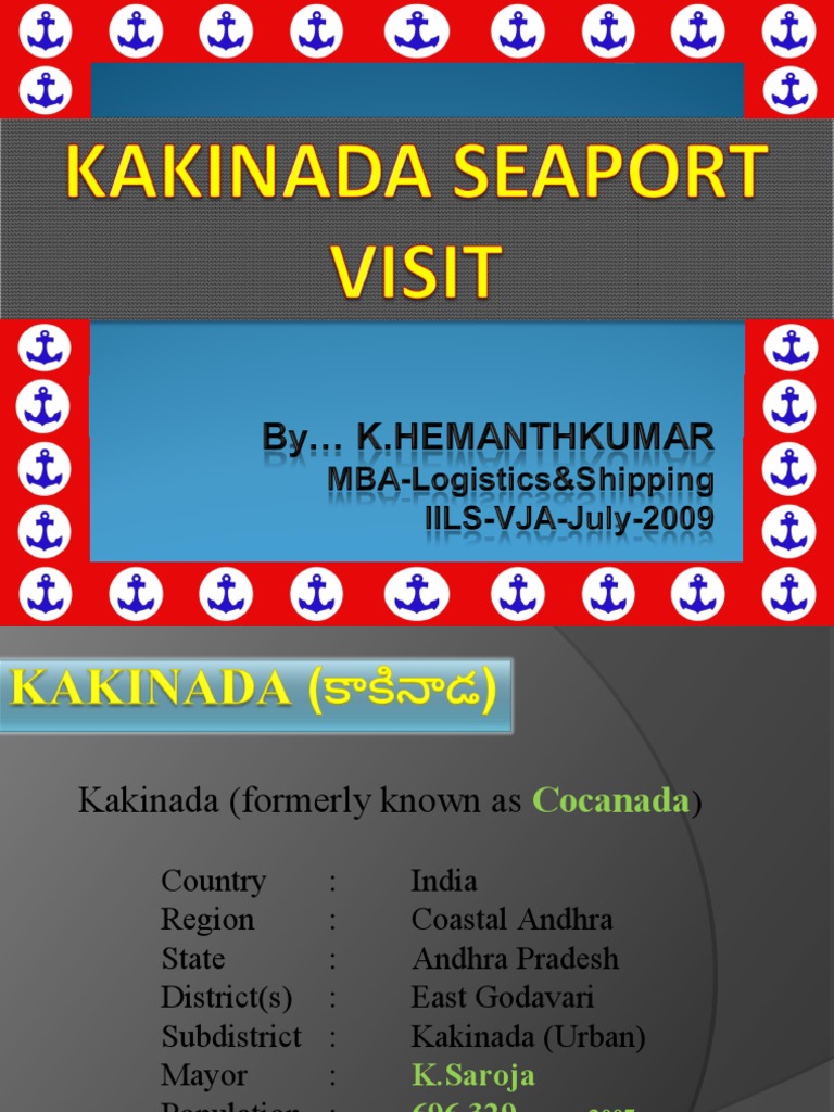 Kakinada Seaport Visit by Hemanthkumar | PDF | Oil Tanker | Water ...