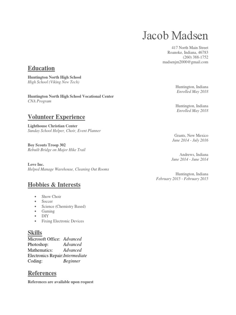 Jacob Madsen: Education | PDF