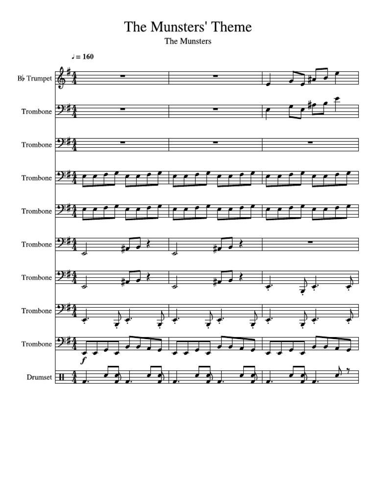 The Munsters Theme | PDF