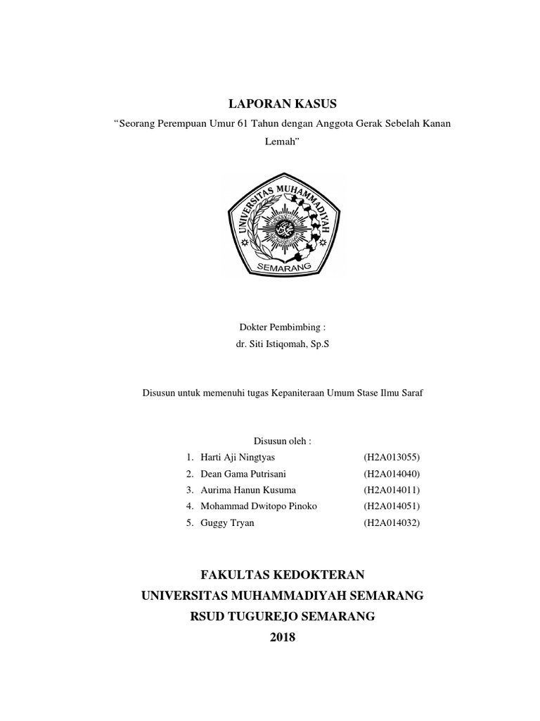 Laporan Kasus Saraf (SNH) | PDF