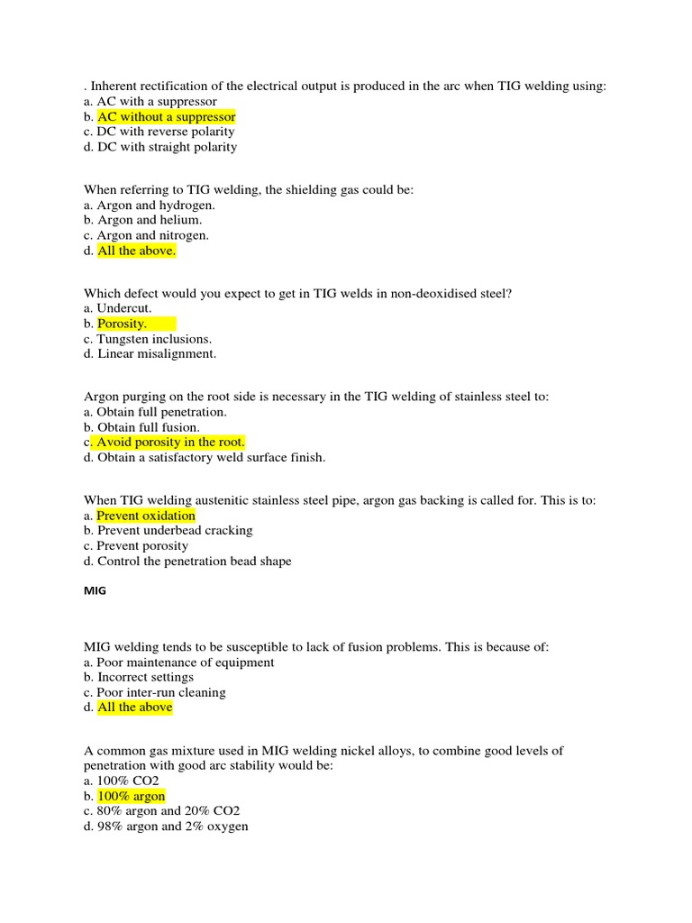 Question On Welding 42 PDF | PDF | Welding | Construction