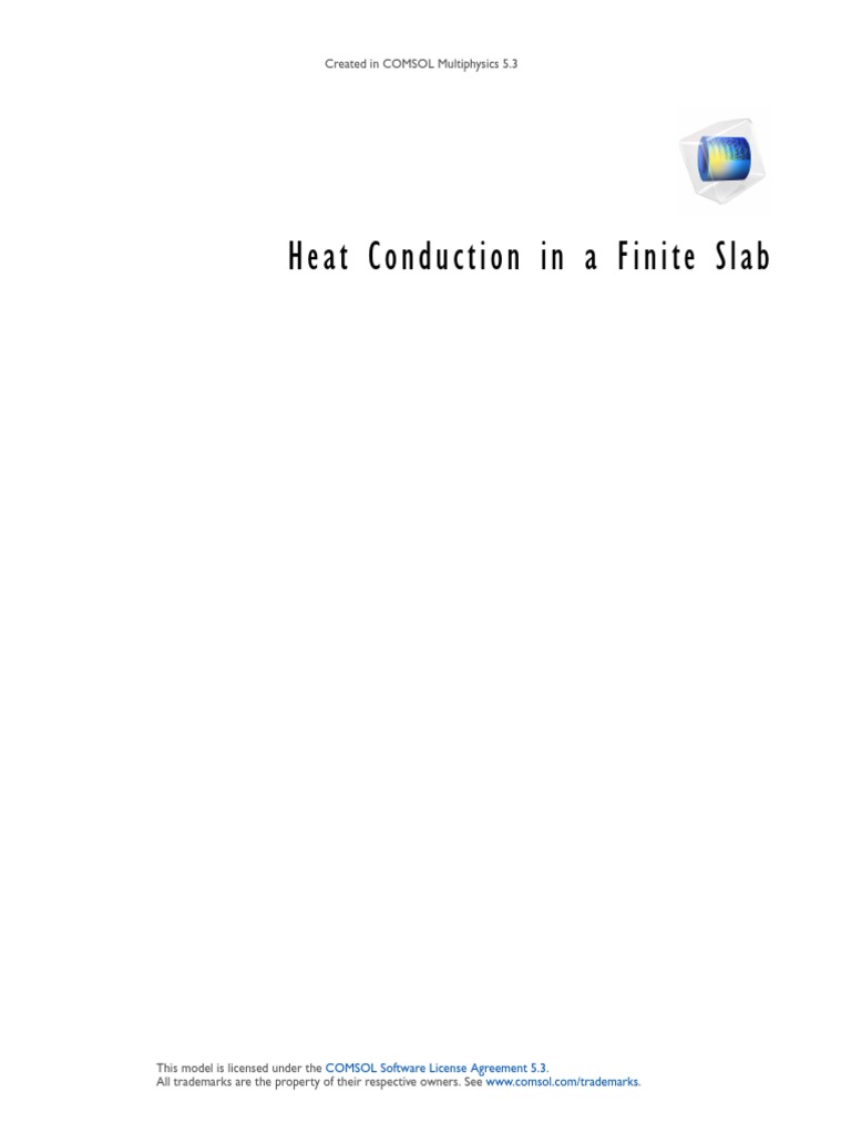 Heat Conduction in Finite Slab Model | PDF | Integral | Function ...