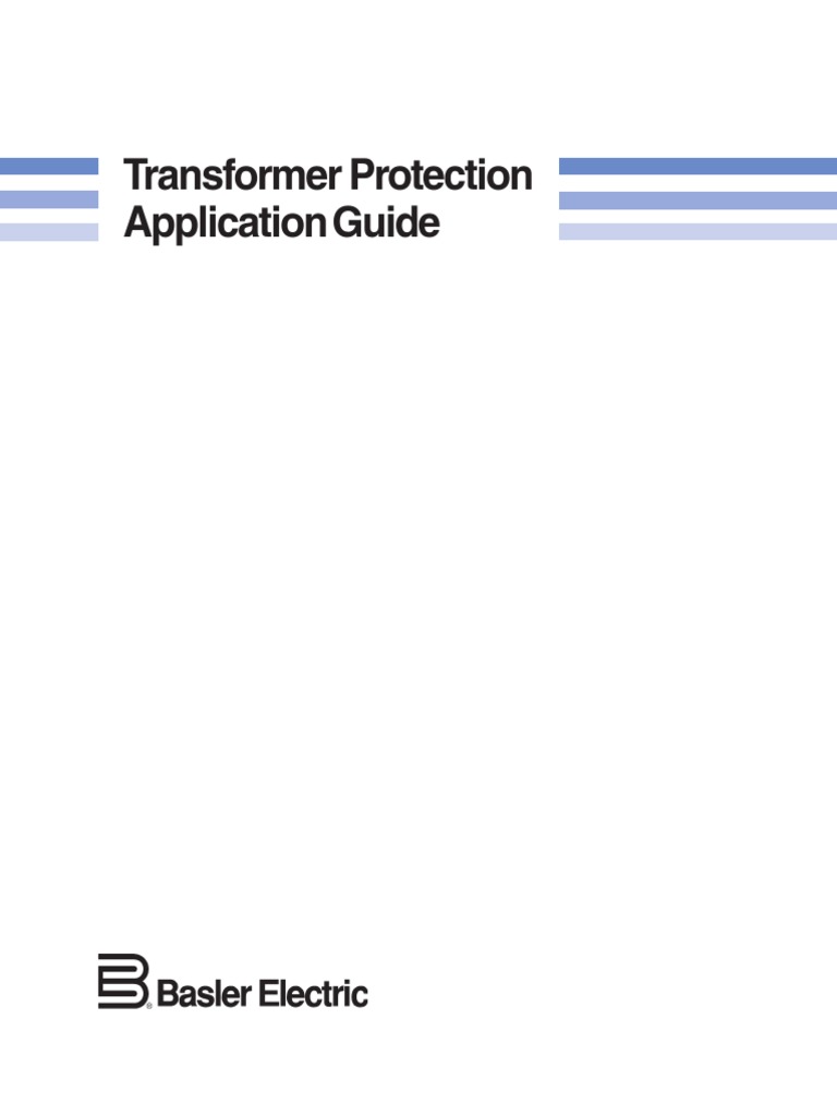 Basler Transformer Protection Application Guide PDF | PDF | Transformer ...
