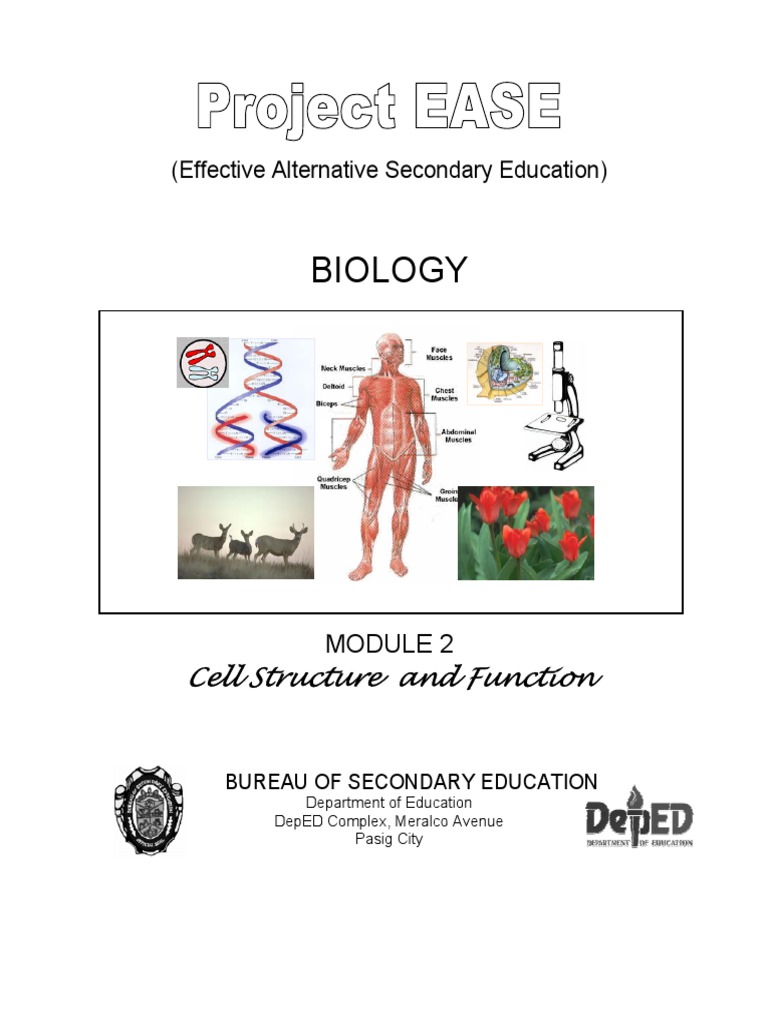 Cell Structure and Function Module | PDF | Eukaryotes | Cell (Biology)