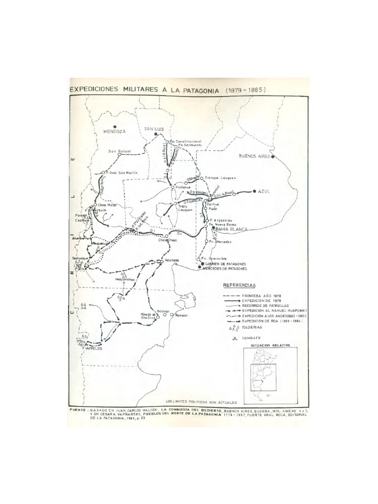 Expediciones Militares A La Patagonia | PDF