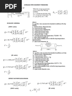 Gas Flow Rate Calculation Equations | PDF | Pressure | Fluid Dynamics