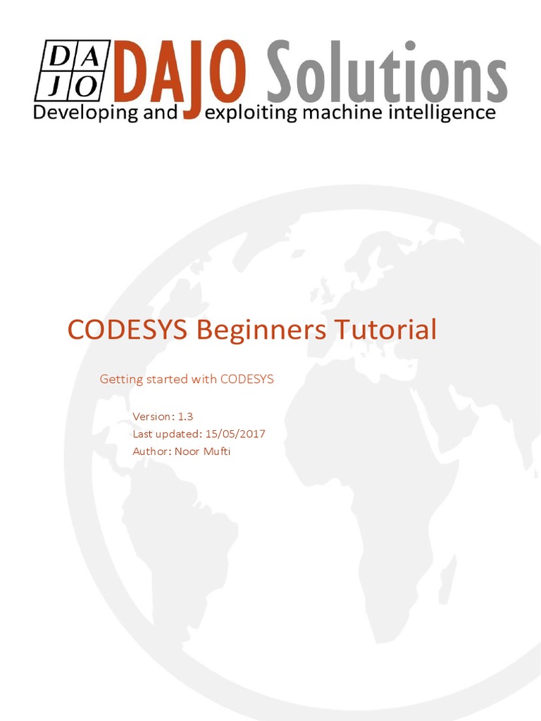 CODESYS Beginner Tutorial PDF | PDF