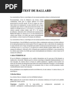 Test de Capurro | PDF | Infantes | Ciencias de la Salud