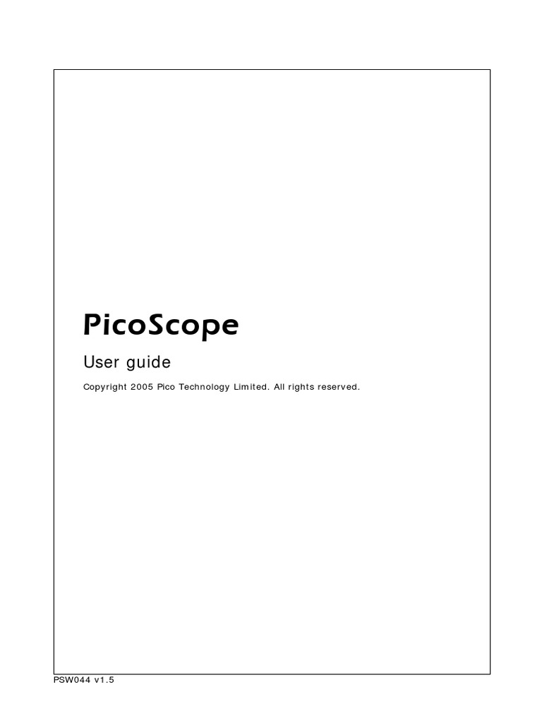 Pico Scope | PDF | Spectral Density | Amplitude