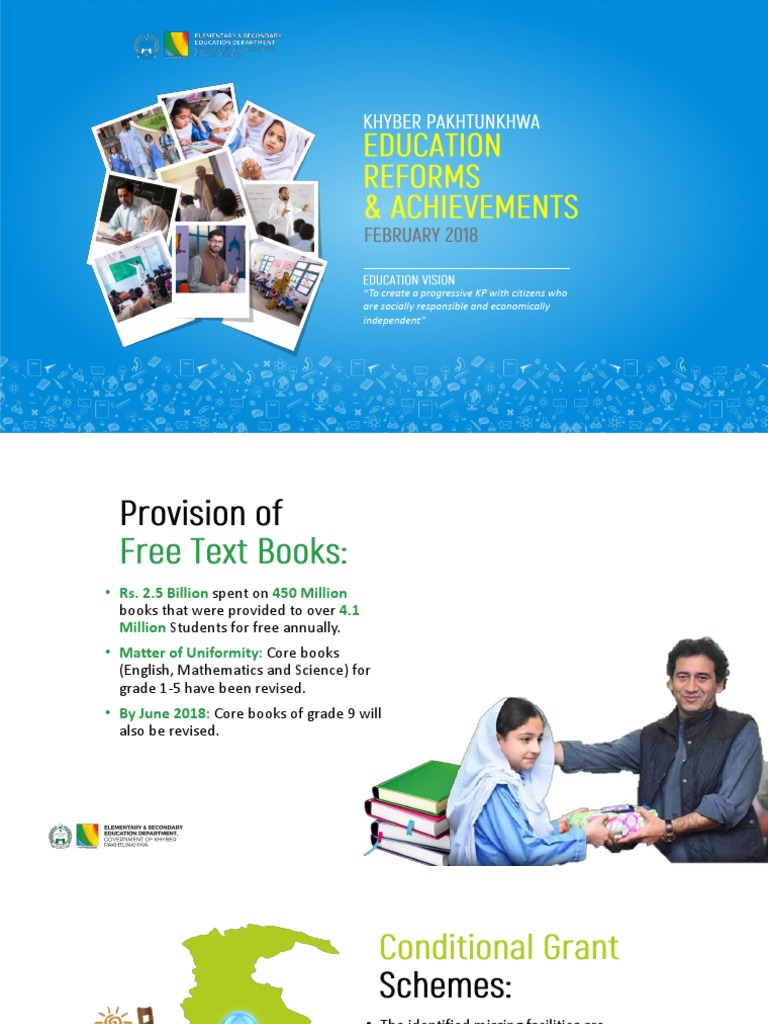 KP Education Reforms - February 2018 | PDF | Schools | State School