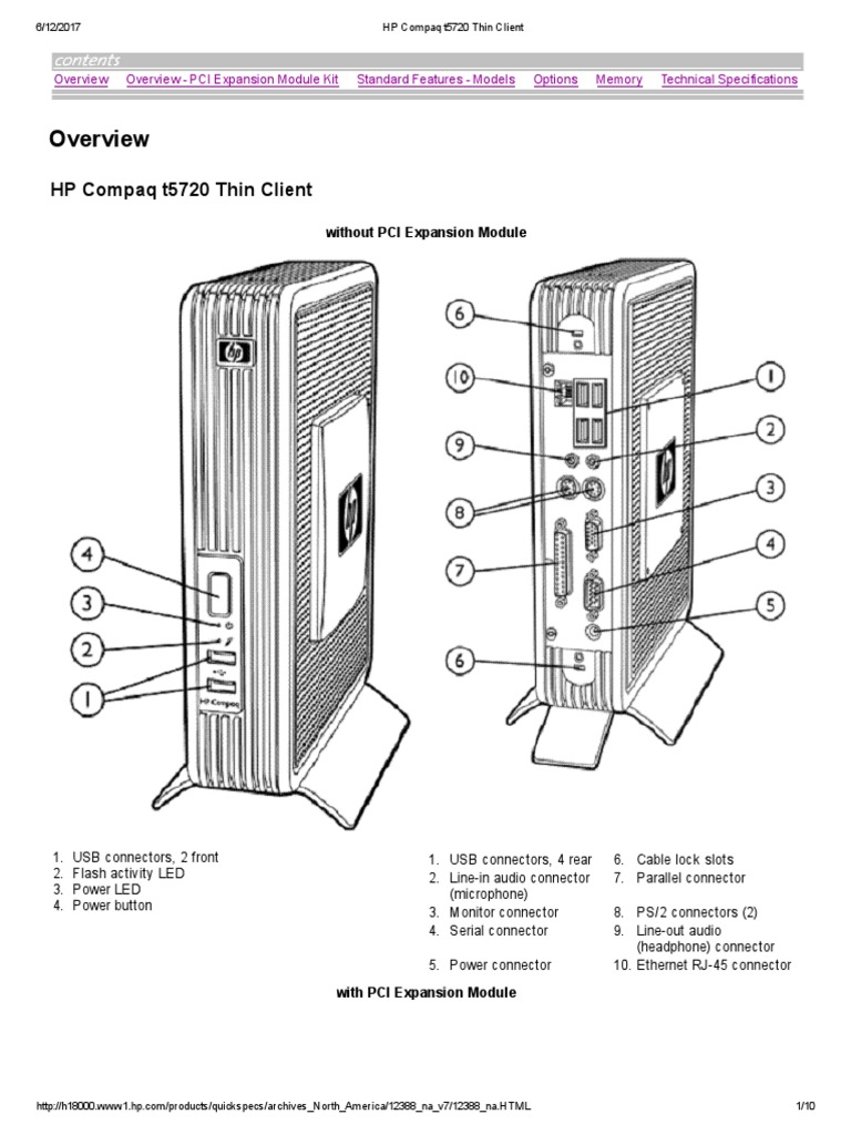 HP Compaq t5720 Thin Client Uputstvo | PDF | Windows Xp | Remote ...