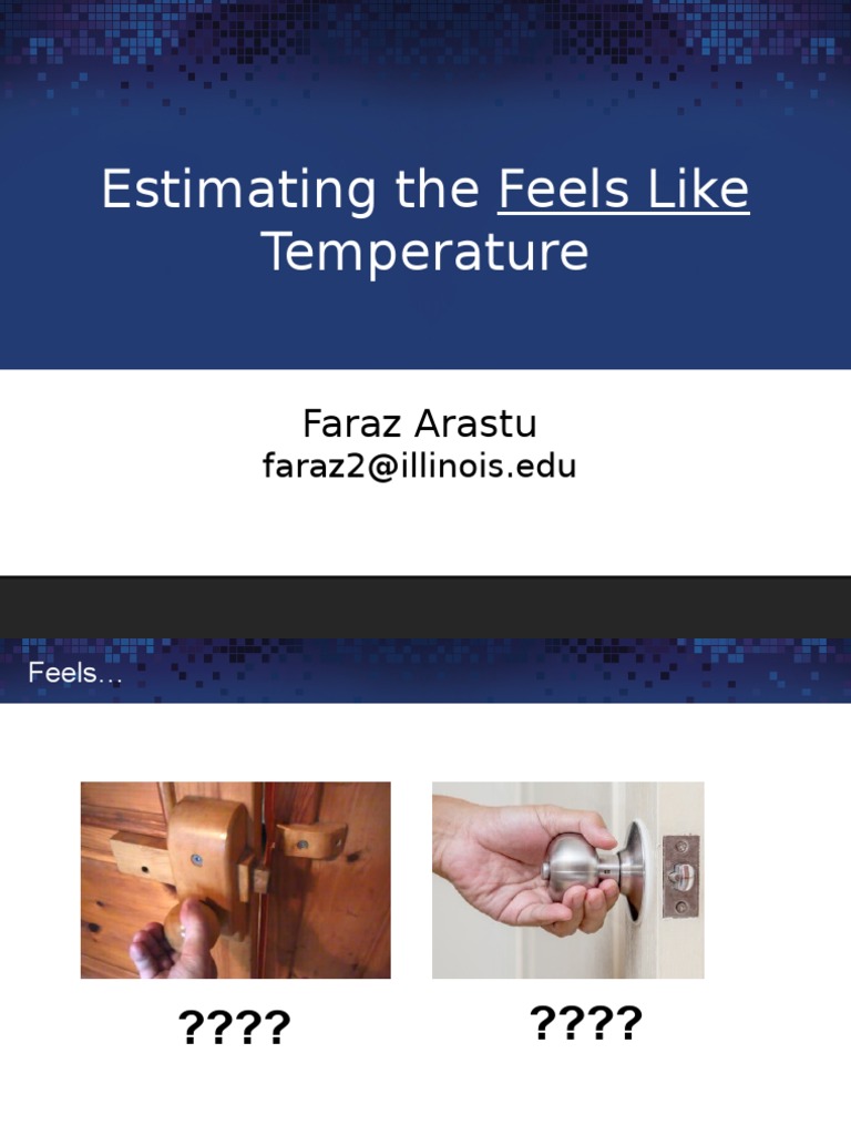 Understanding Feels Like Temperature | PDF | Meteorology | Climatology