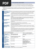 Outpatient Adult Occupational Profile Example | PDF | Occupational ...