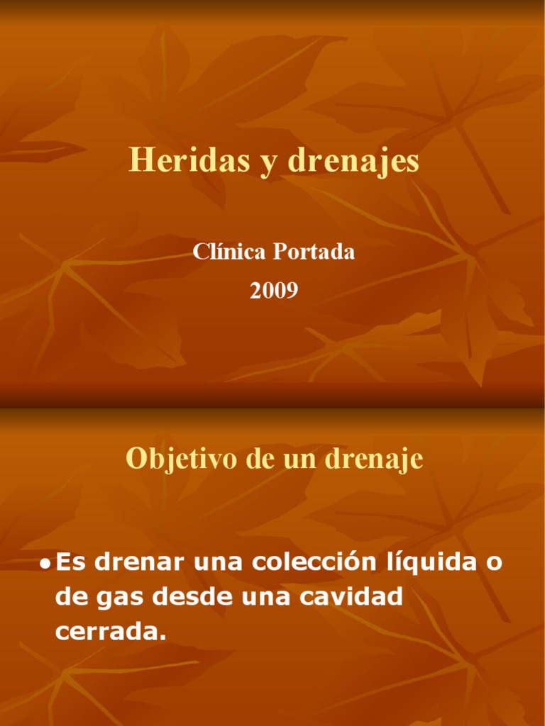Drenajes PDF | PDF | Herida | Lavado de manos