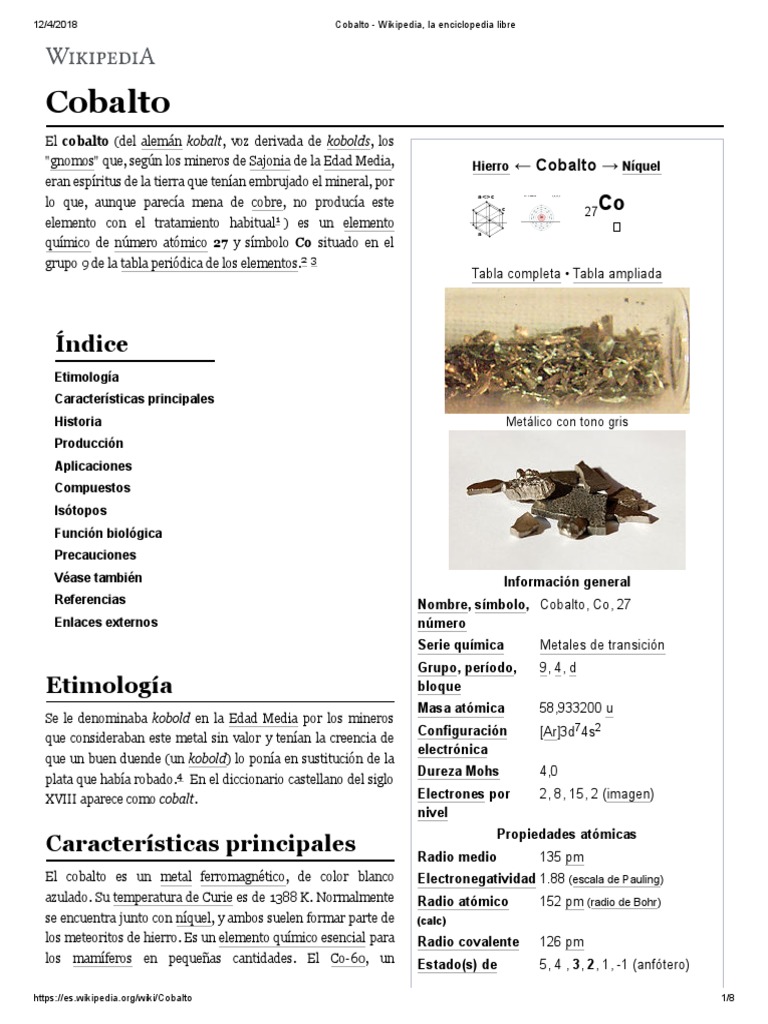 Cobalto | PDF | Cobalto | Rieles