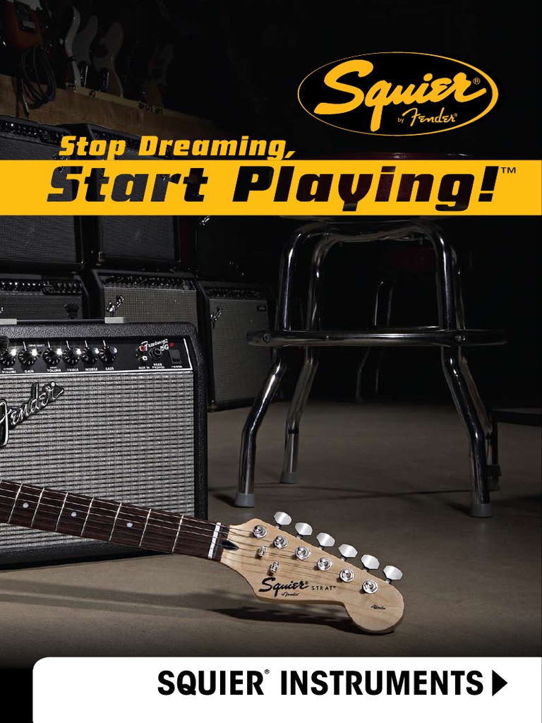 Squier Instruments Catalog | PDF | Celtic Musical Instruments | Guitars