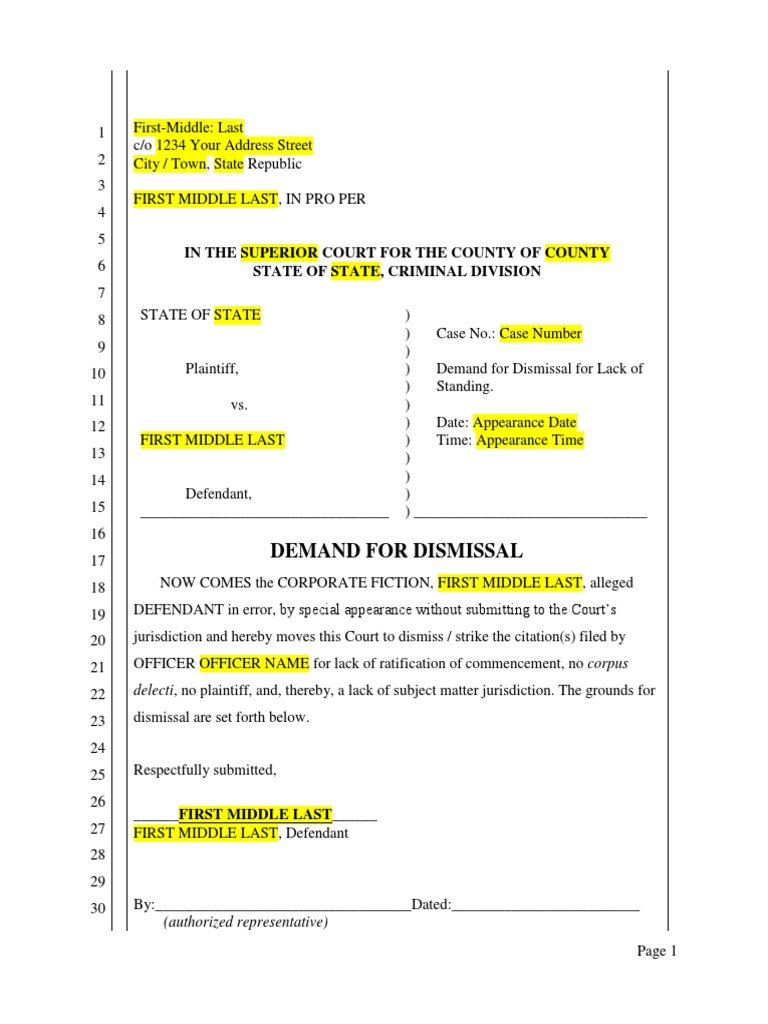 Motion to Dismiss for Lack of Jurisdiction | PDF | Federal Rules Of ...