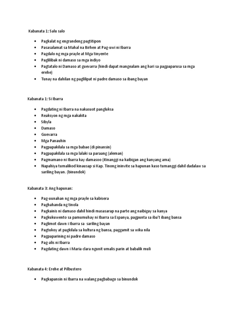 Guide Question Noli | PDF