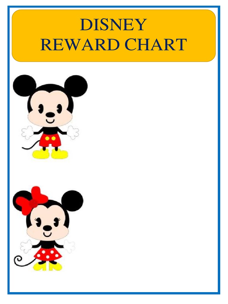 DISNEY Reward Chart | PDF