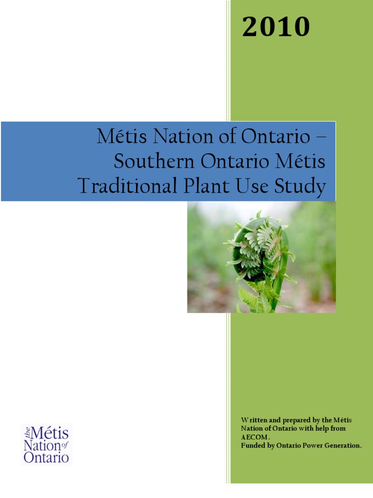 Metis Plant Use Study | PDF