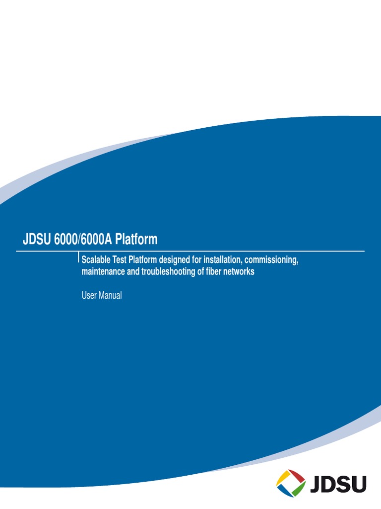 JDSU 6000 - Platform - ENG PDF | PDF | Microsoft Windows | Wi Fi