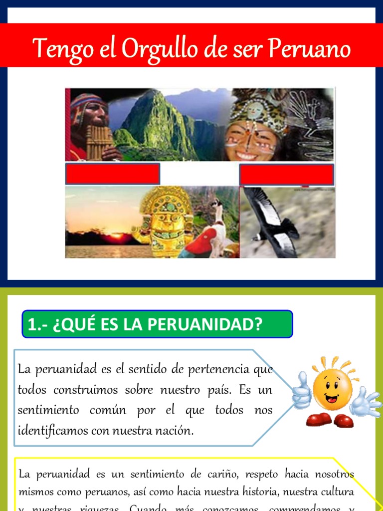 Tengo El Orgullo de Ser Peruano | PDF | Perú | Nación