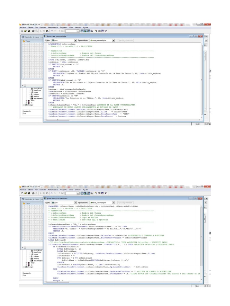 Visual FoxPro Cursor Adapter | PDF