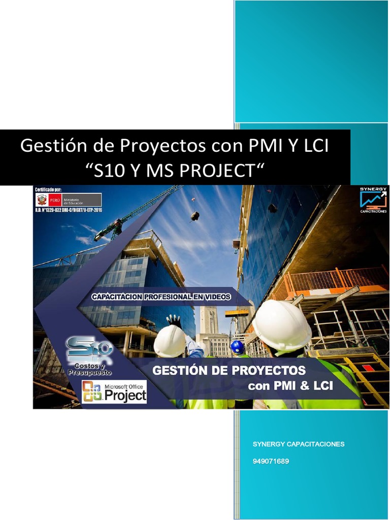 Gestión de Proyectos Con Pmi y Lci "s10 y Ms Project" | PDF | Gestión de proyectos | Presupuesto