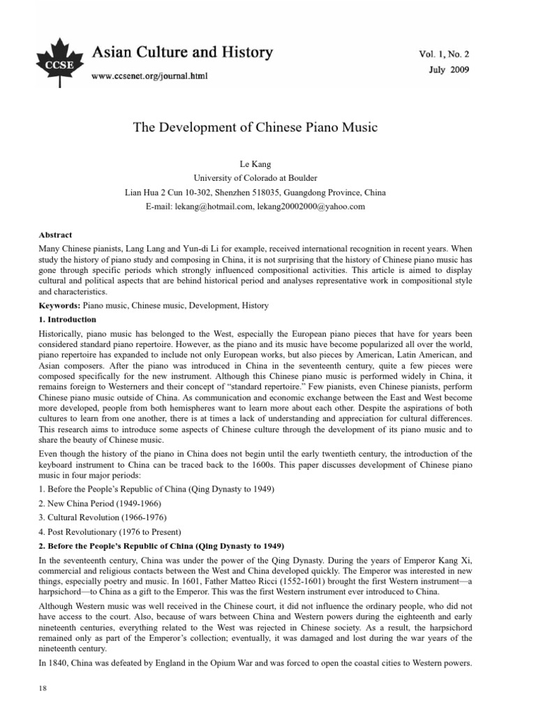 Chinese Music | PDF | Musical Compositions | Composers
