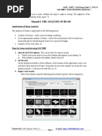 SAP2000 Beam Analysis Tutorial | PDF | Beam (Structure) | Window (Computing)