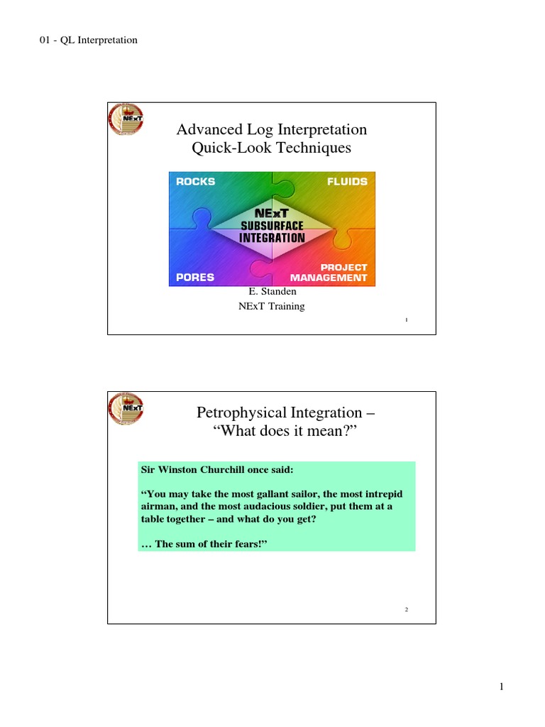 Advanced - Log Interpretation | PDF | Porosity | Earth Sciences