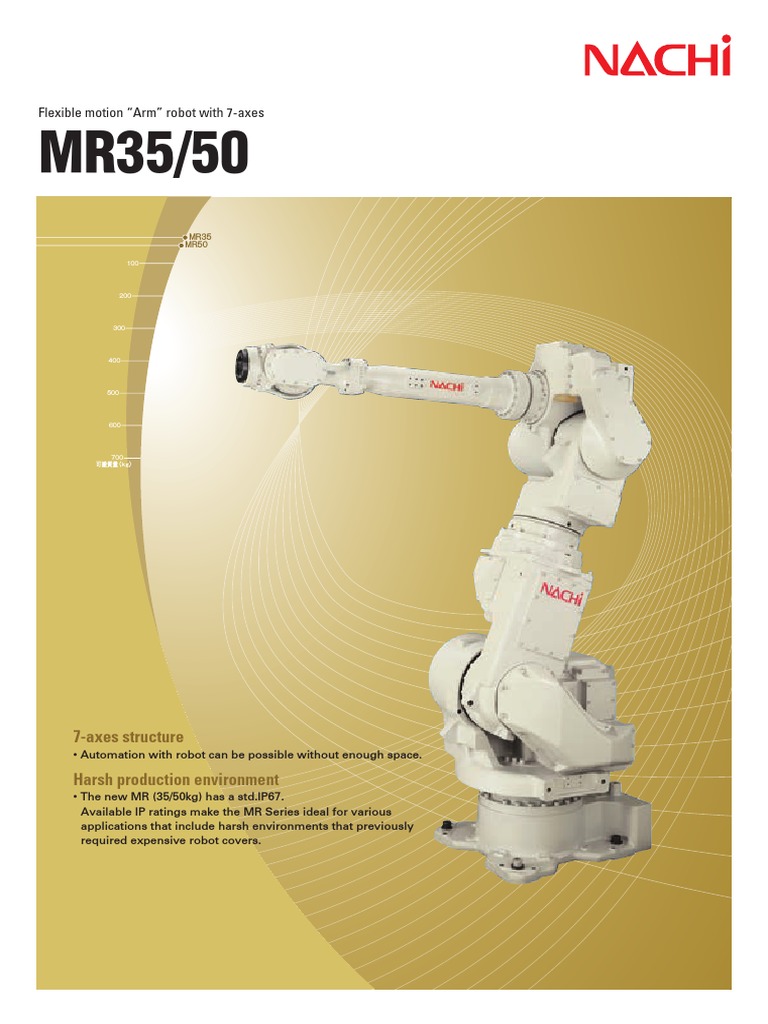 An Introduction to the MR35/50 7-Axis Articulated Robot: Specifications ...