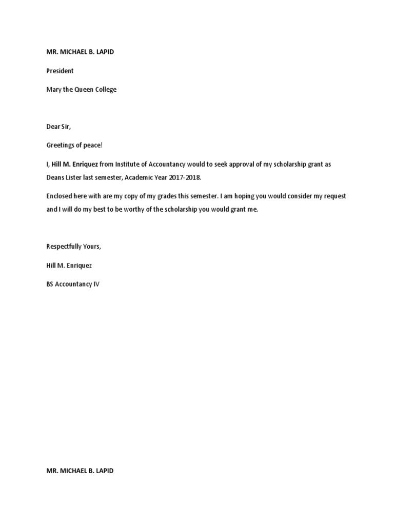 Letter of Intent | PDF