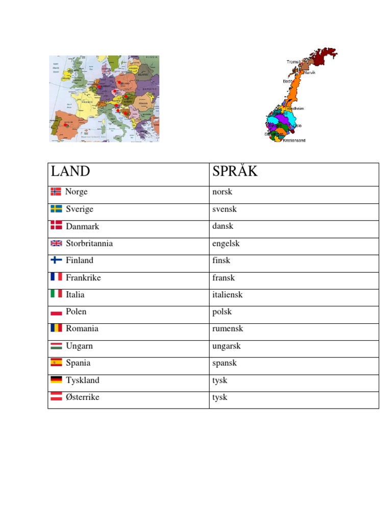 Land Og Språk PDF | PDF