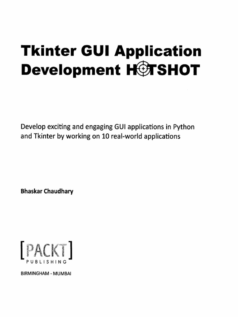 Python GUI Projects with Tkinter | PDF | Widget (Gui) | Graphical User ...