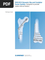 DHS/DCS Surgical Technique Guide | PDF | Hip | Screw