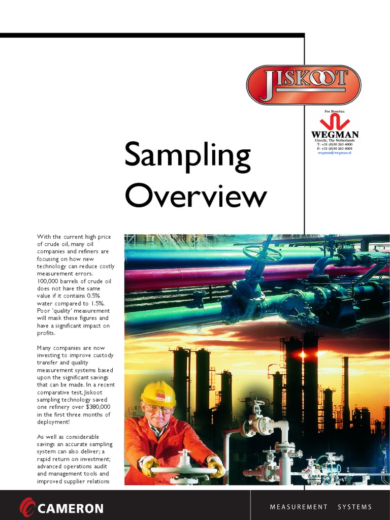 WM - Jiskoot Sampling Overview | PDF | Fluid Dynamics | Flow Measurement