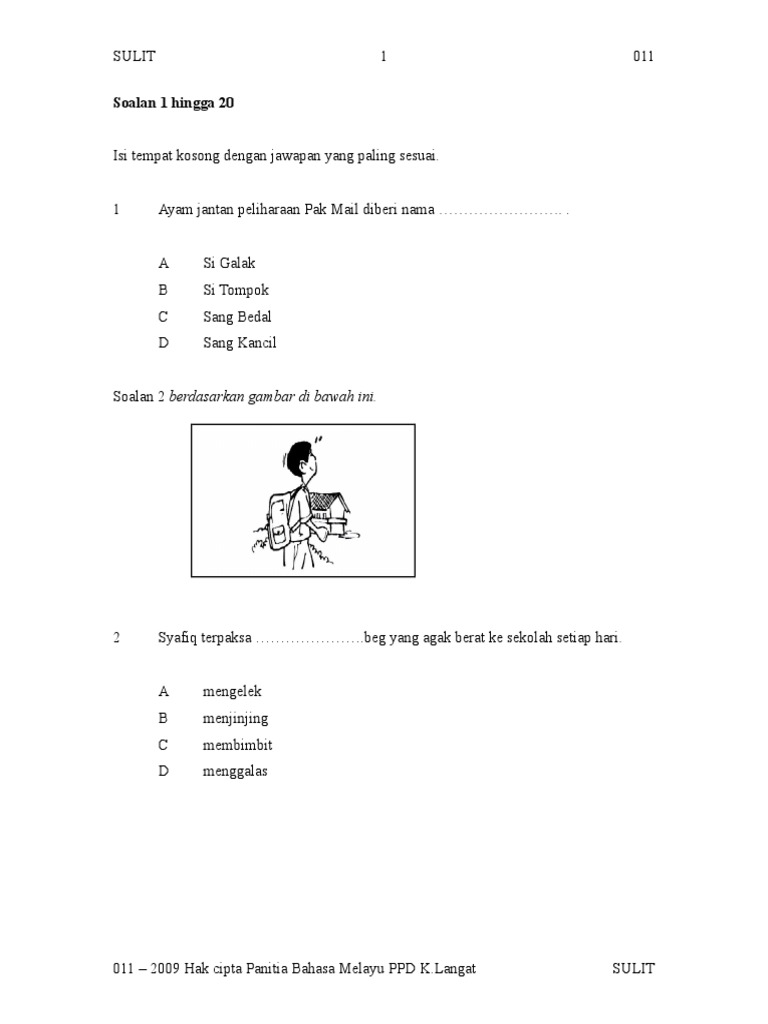 Soaalan BM PM 2 | PDF