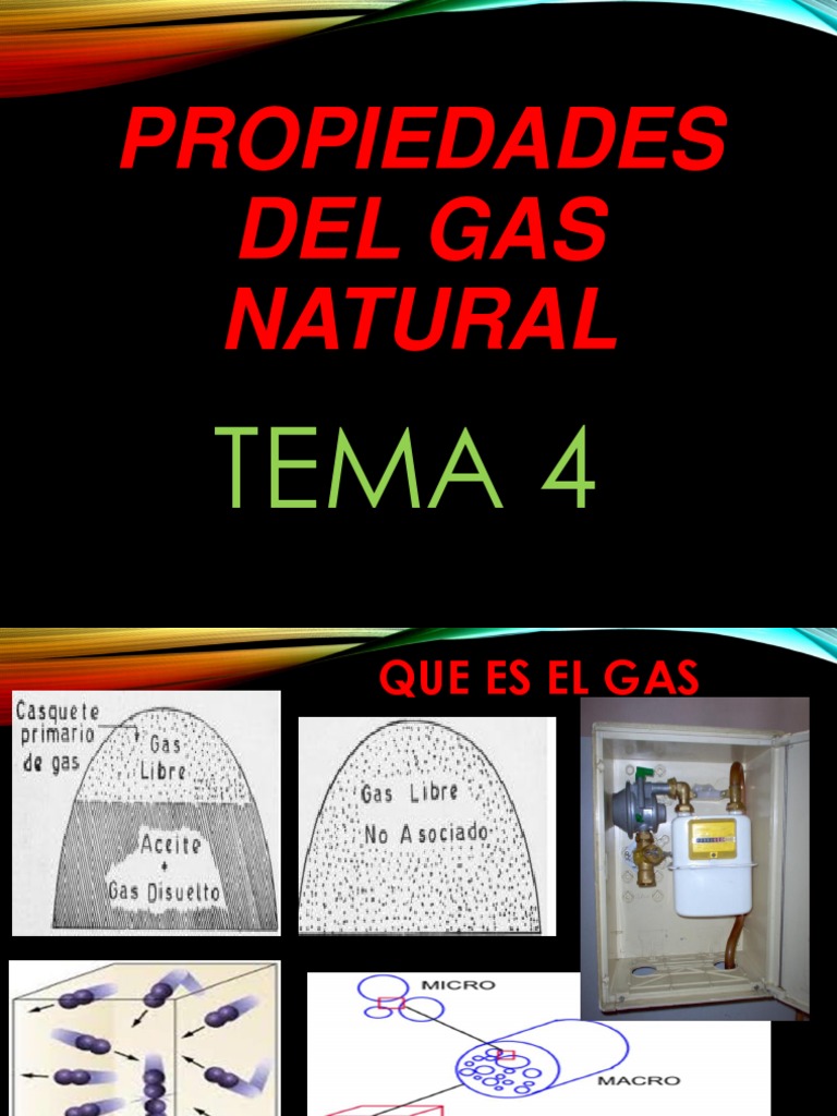 Tema 4 Propiedades Del Gas | PDF | Gases | Química