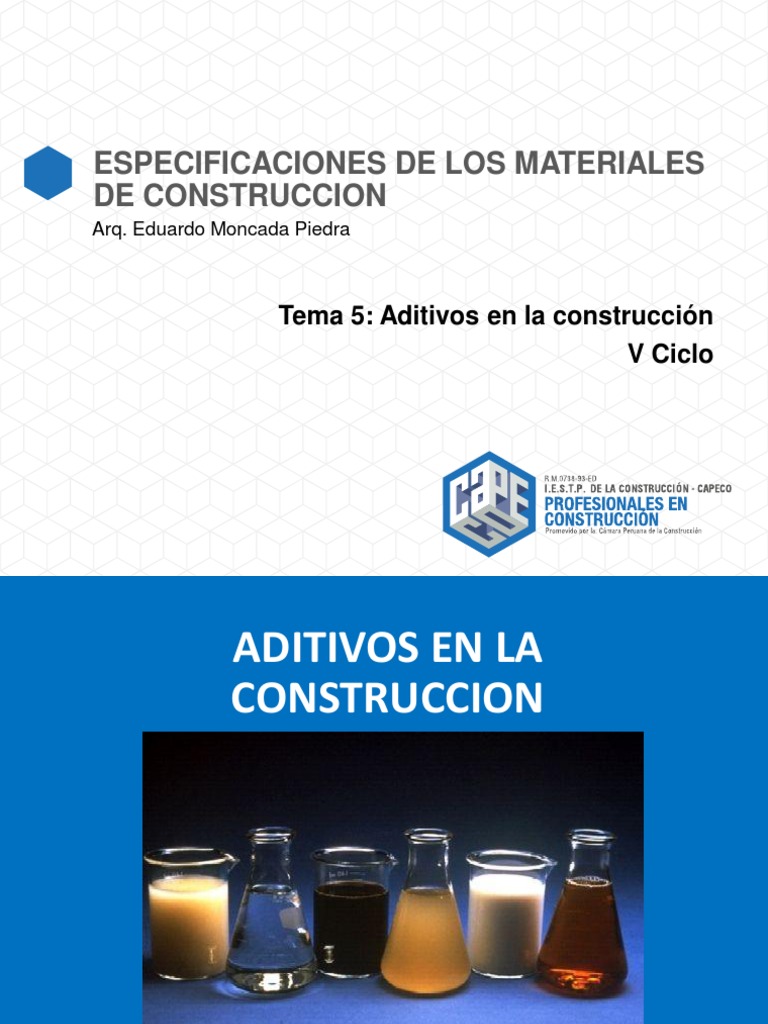 Esp-Mat-Cons T-5 | PDF | Cemento | Sal (química)
